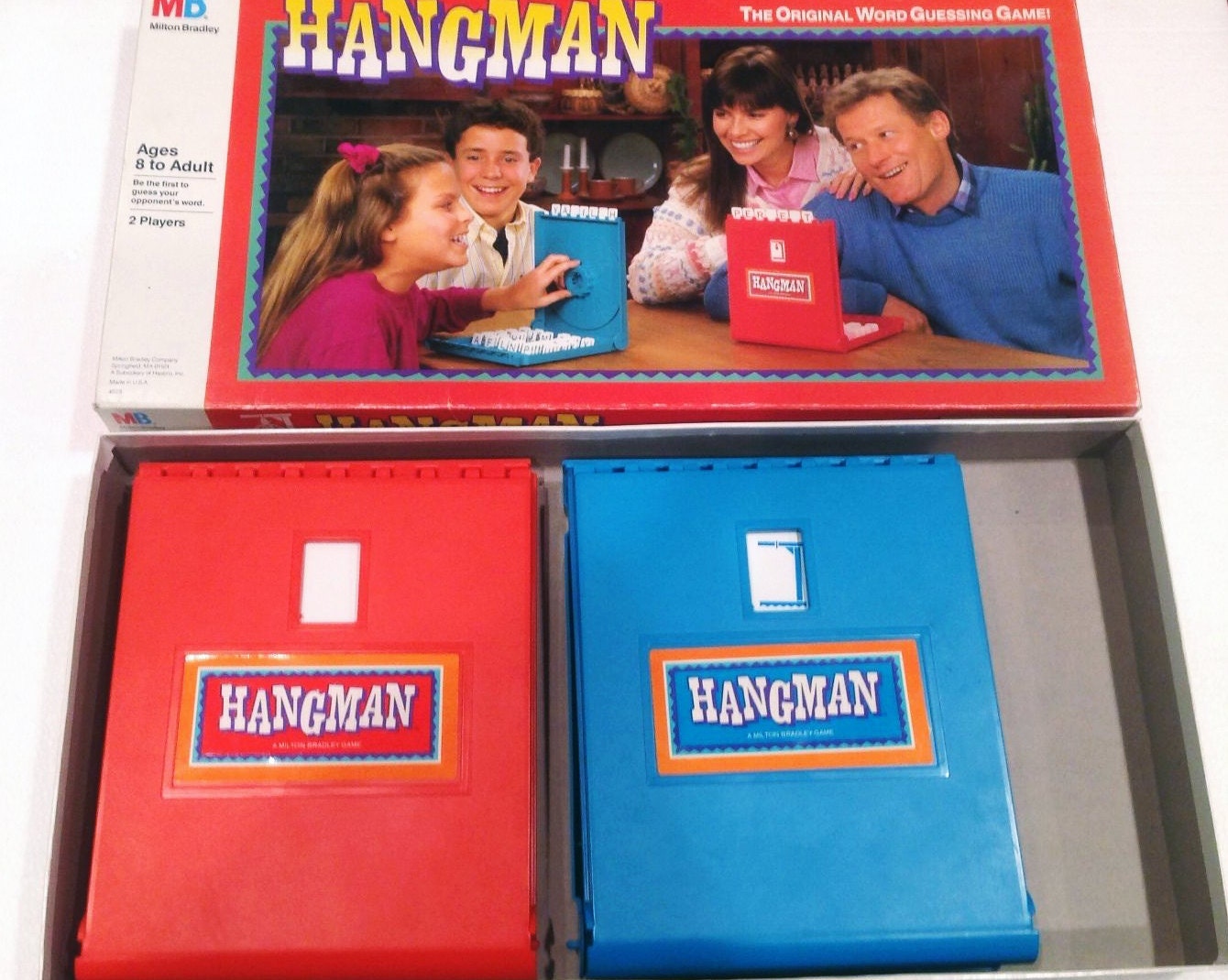 Vintage Hangman Board Game 1988: Complete Retro Toy, Classic 2 Player ...
