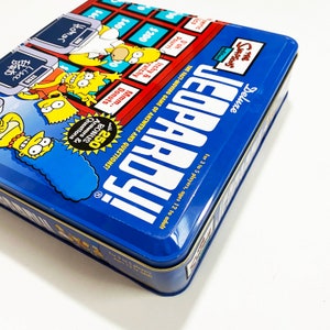 The Simpsons Deluxe Jeopardy Board Game Homer Bart 100% Complete in Box ...