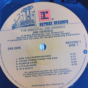 Vintage the Essential Jimi Hendrix 12" LP Record Vinyl Album Vinyl Rock ...
