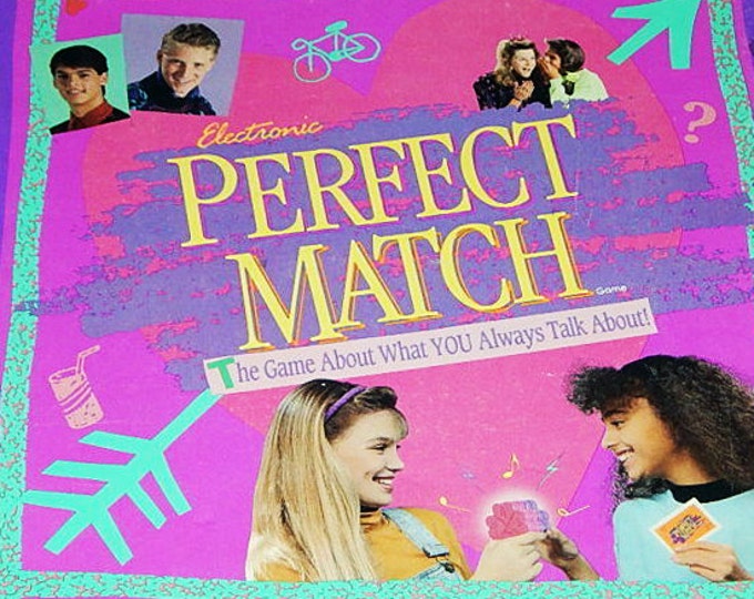 Vintage Electronic Perfect Match Board Game 100% Complete 1991 - Etsy