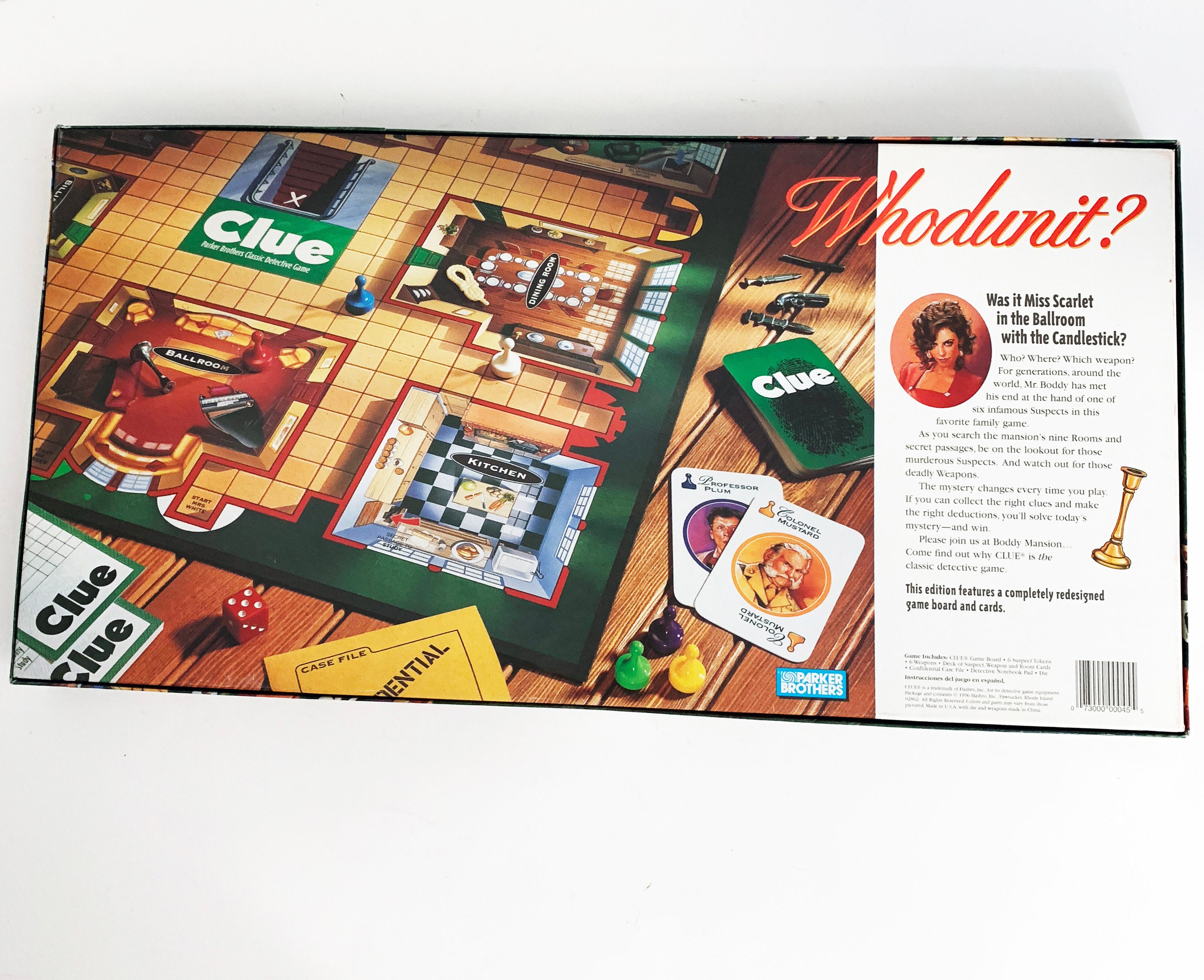 1996 Clue Game Box