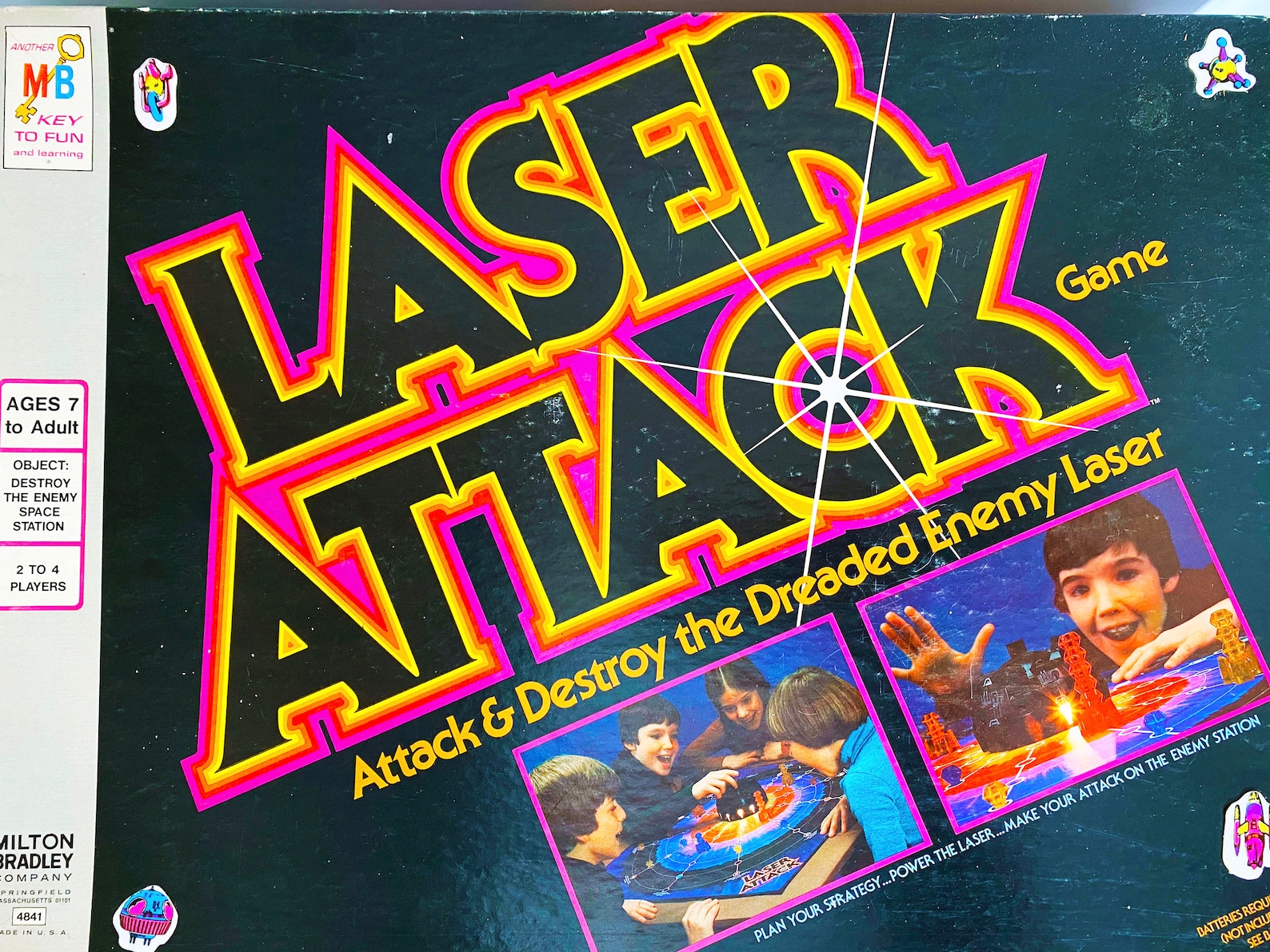 Vintage 1978 Laser Attack Game Board Game 100% Complete 70s - Etsy