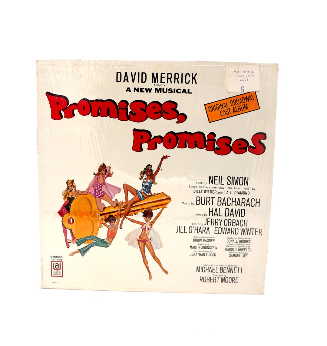Vintage 1968 Promises, Promises Original Broadway Cast Vinyl Record ...