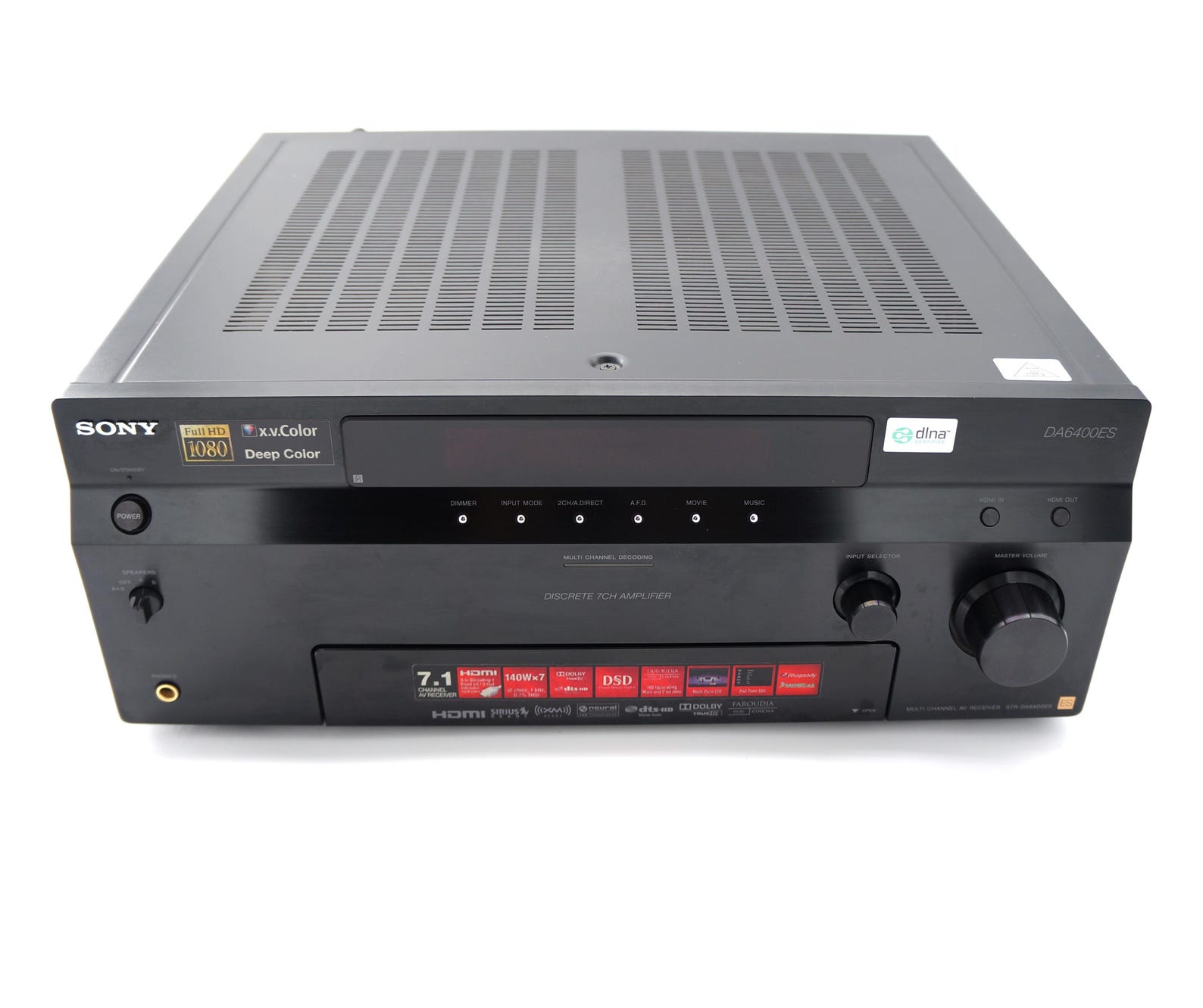 Rare Sony STR-DA6400ES Discrete 7 Channel Amplifier Receiver Audiophile ...