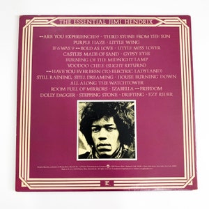 Vintage the Essential Jimi Hendrix 12" LP Record Vinyl Album Vinyl Rock ...
