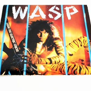 Vintage Original Wasp Inside the Electric Circus LP With Liner Record Album Vinyl 1986 Excellent ...
