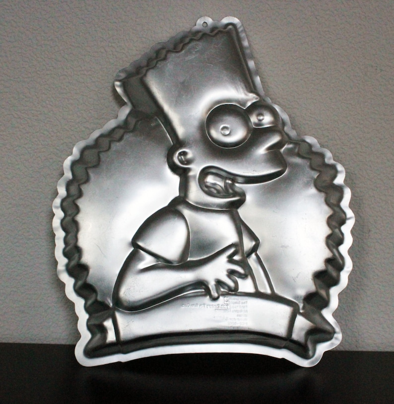 Vintage Bart Simpson Wilton Cake Pan 1990 Baking Cartoon Kitchen - Etsy