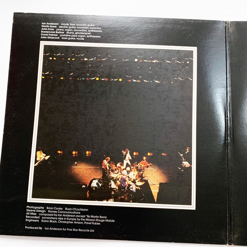 Vintage Jethro Tull Live Bursting Out Vinyl Record LP Album 12" Live ...