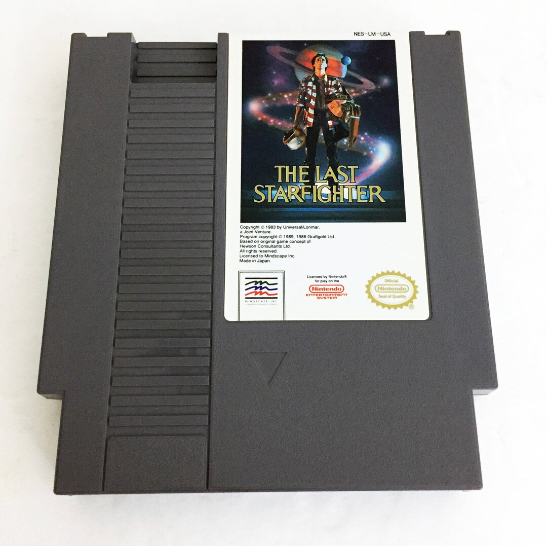Vintage the Last Starfighter Nintendo NES Video Game Original Space ...