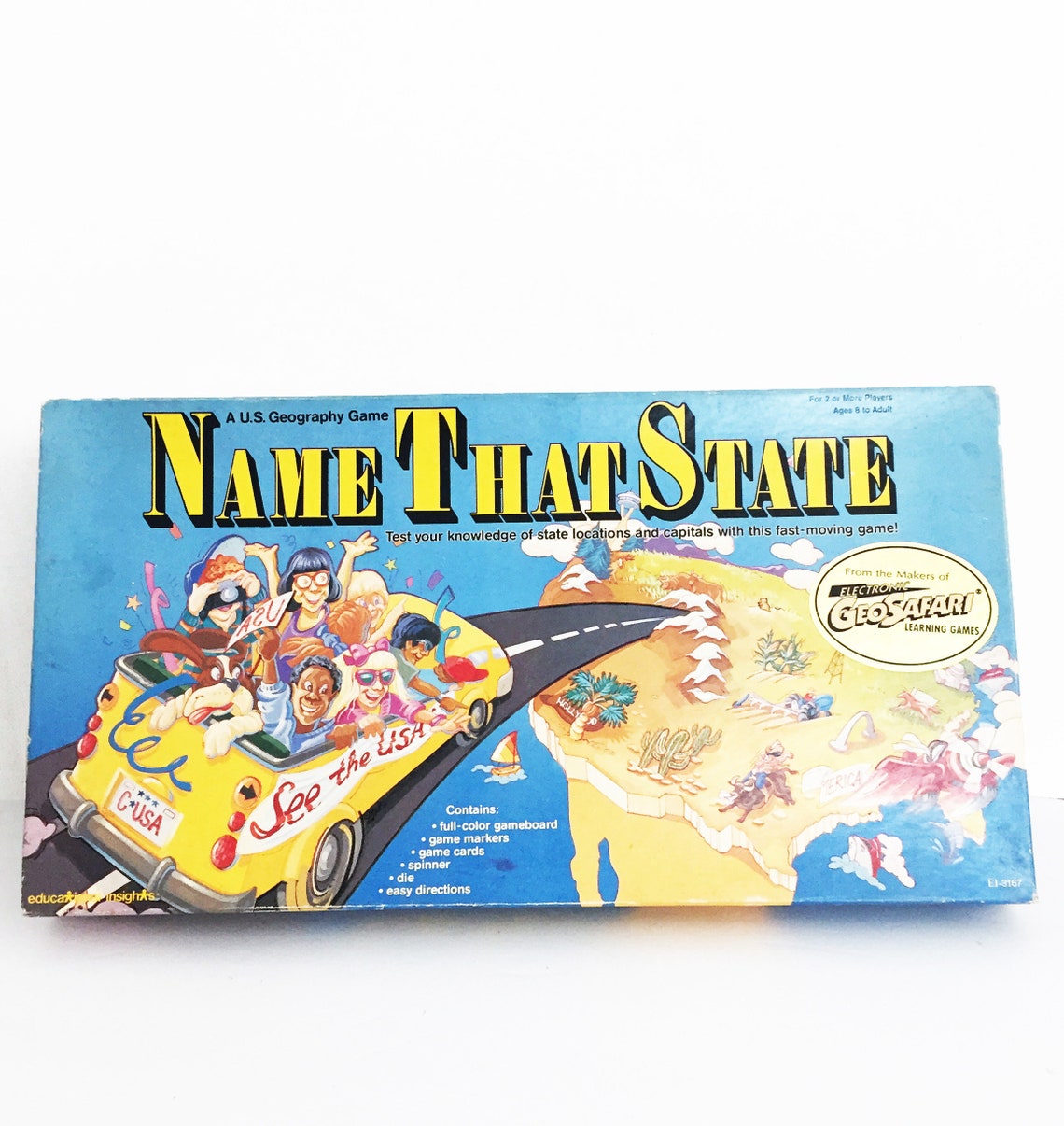 Vintage Name That State Board Game Educational Learning Game - Etsy