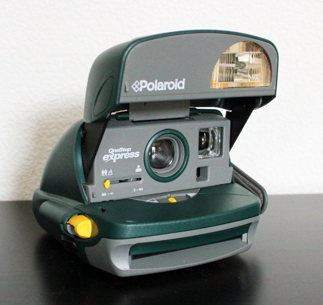 Vintage Polaroid Green Onestep One Step Express Instant Camera 600 - Etsy