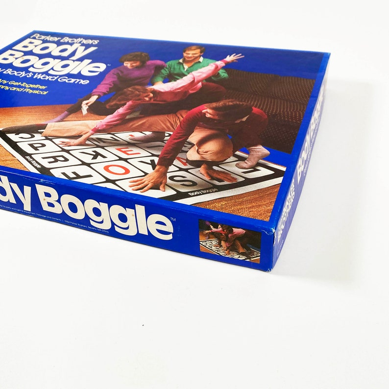 Vintage Body Boggle Board Game Complete 1984 80s Word Games - Etsy