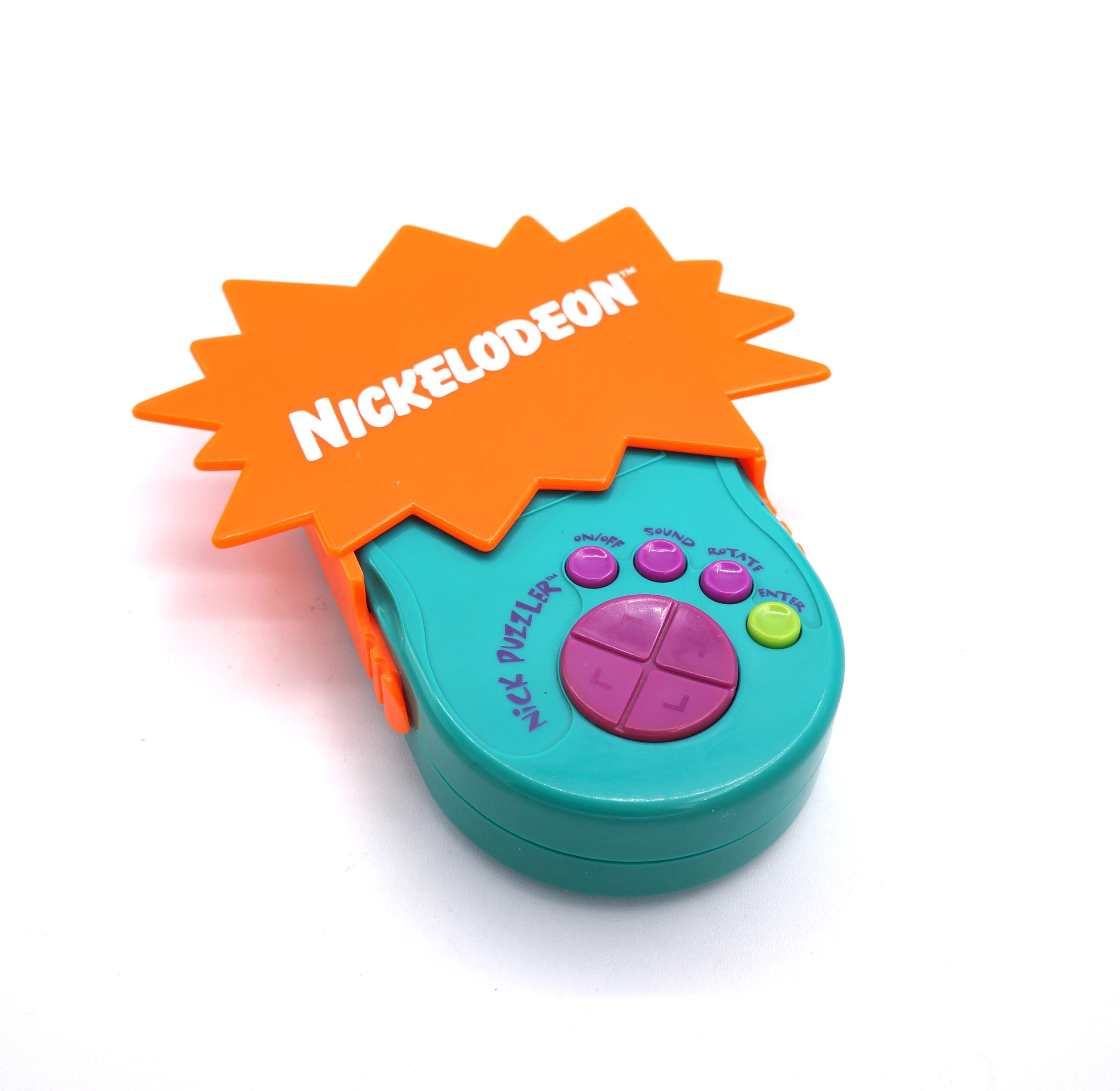 Vintage 1995 Viacom Nickelodeon Nick Puzzler Electronic Handheld Game ...
