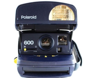 Vintage Polaroid One Step Express Instant Camera 600 Film Blue - Etsy