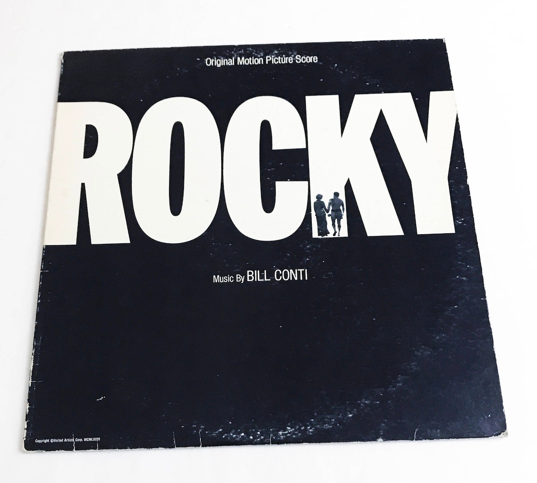 Vintage Rocky Soundtrack Motion Picture LP Record Vinyl Sylvester ...