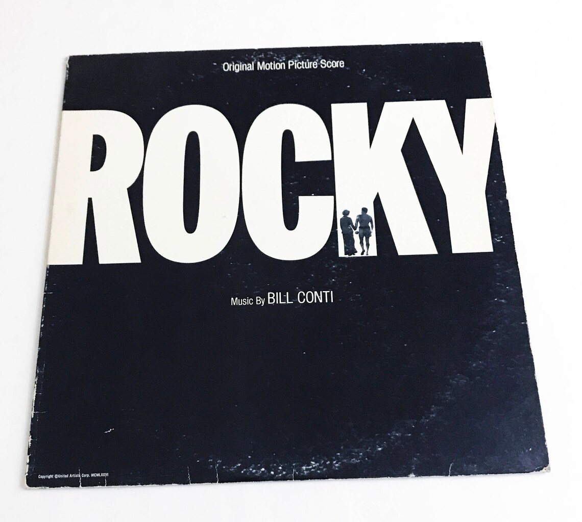 Vintage Rocky Soundtrack Motion Picture LP Record Vinyl | Etsy