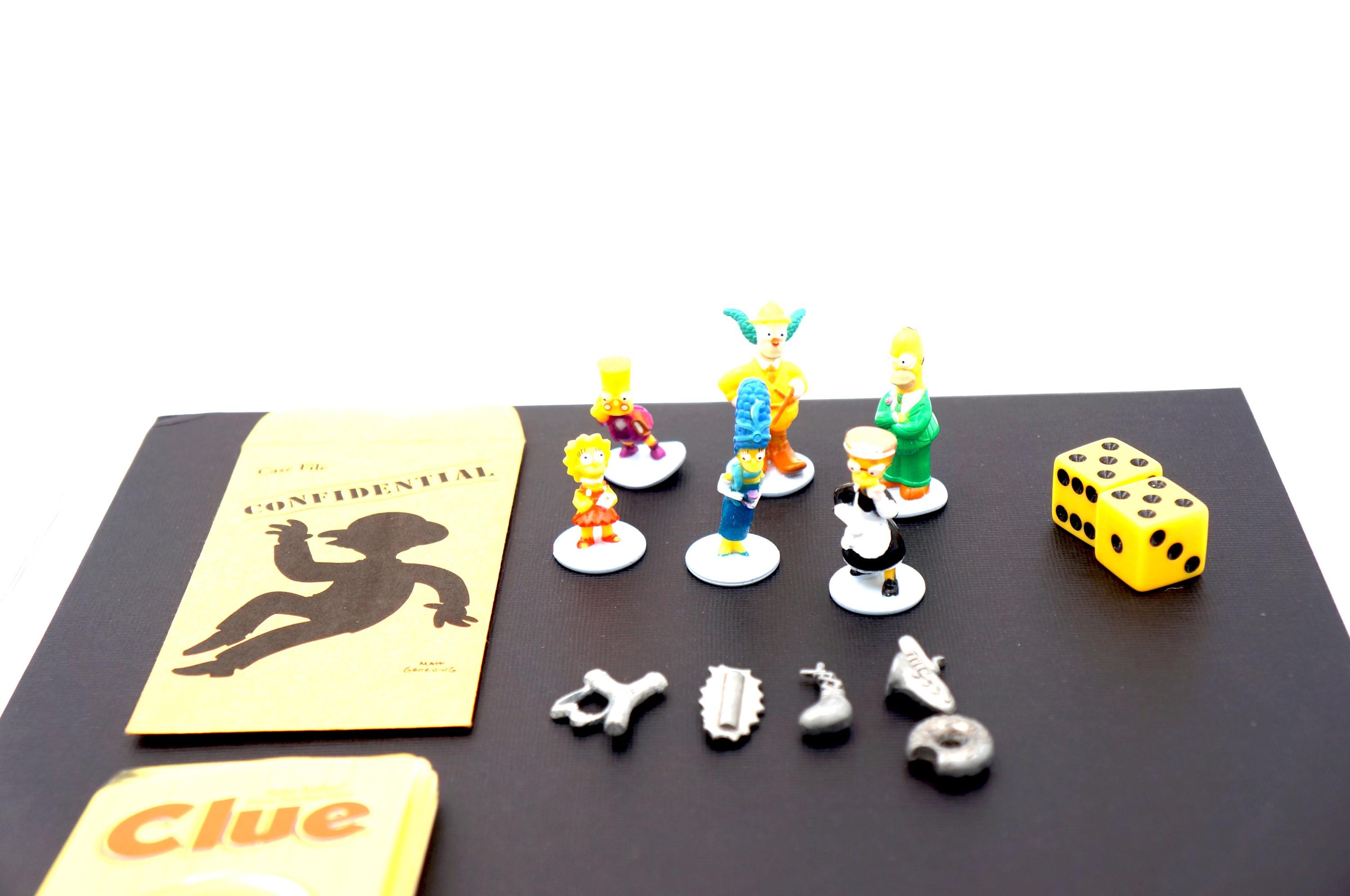 The Simpsons Clue Board Game, Complete in Box - Etsy