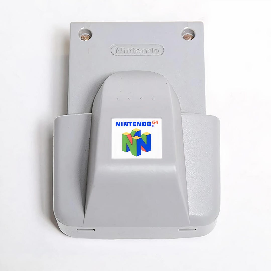 Vintage OEM Nintendo 64 Rumble Pack NUS-013 Video Game Controller ...