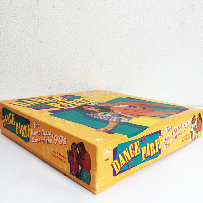 Vintage Dance Party Board Game From Golden 1990s Complete 90s - Etsy