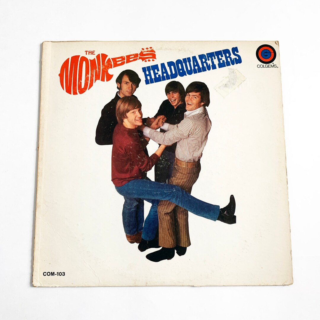 Vintage 1967 the Monkees Headquarters 12" LP Record Vinyl Album Vinyl ...