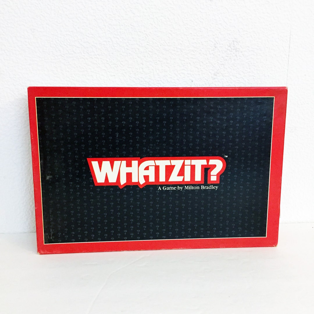 Vintage Milton Bradley Whatzit Board Game of Fractured Phrases 1987 ...