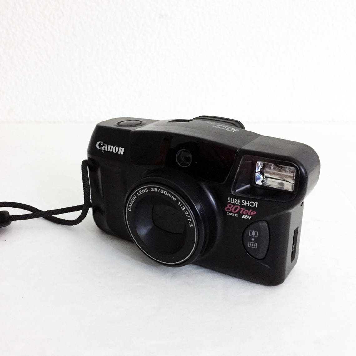 Vintage Canon Sure Shot Tele 80 35mm Point Shoot Film Camera | Etsy