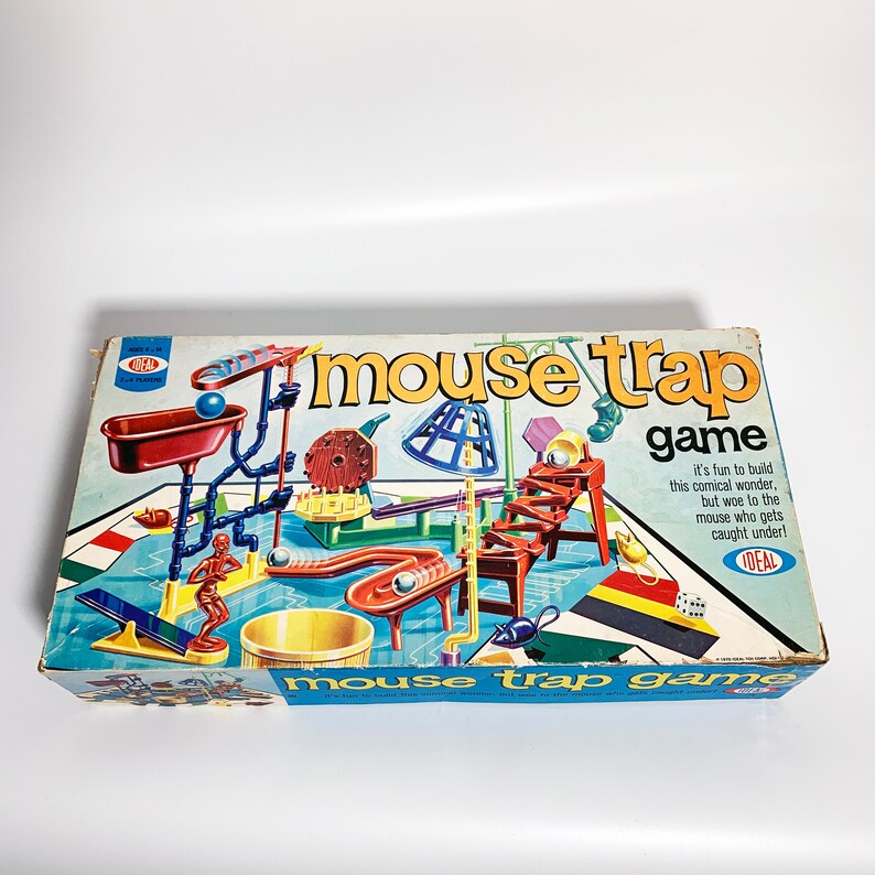 Vintage Mouse Trap Game by Ideal 100% Complete and Excellent | Etsy