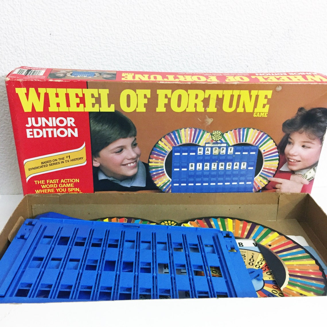 Vintage Wheel of Fortune Junior Edition 100% Complete Classic Game Show ...