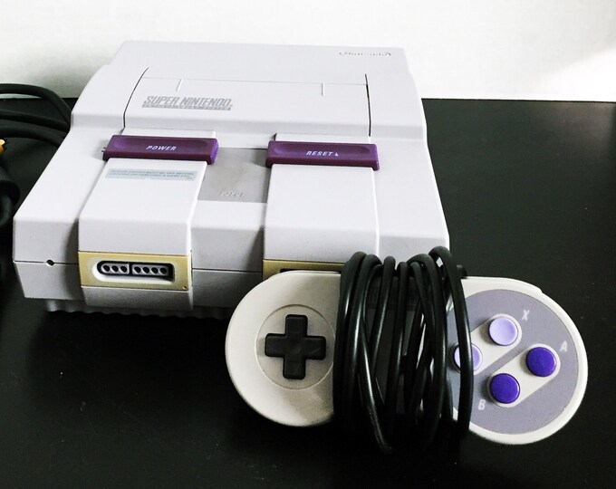 Vintage Original Super Nintendo Sns-001 First Edition Video Game ...