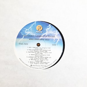 Vintage CCR Creedence Clearwater Revival More Creedence Gold LP Album ...