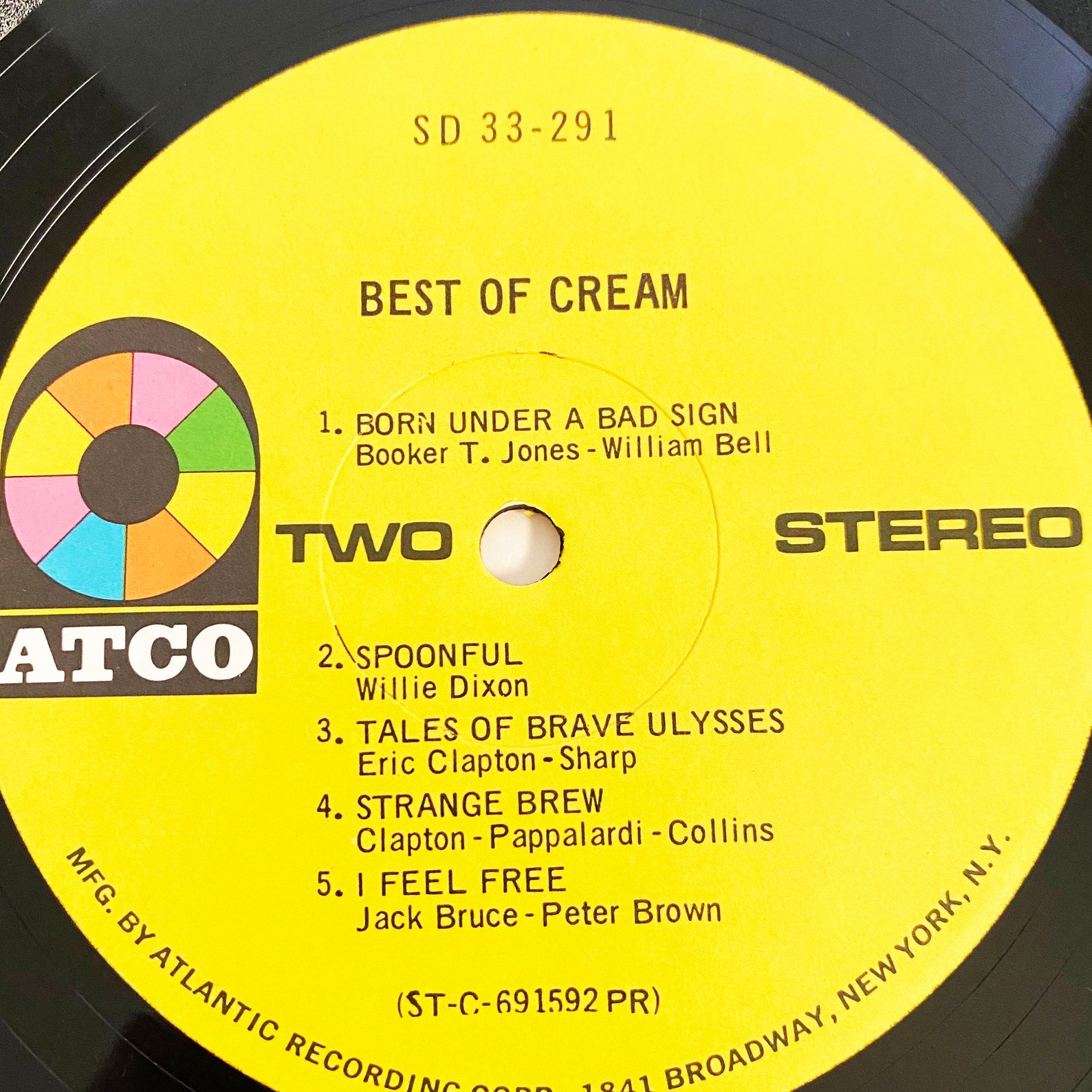 Vintage Best of Cream Record Eric Clapton Album Vinyl 12" 1969 - Etsy