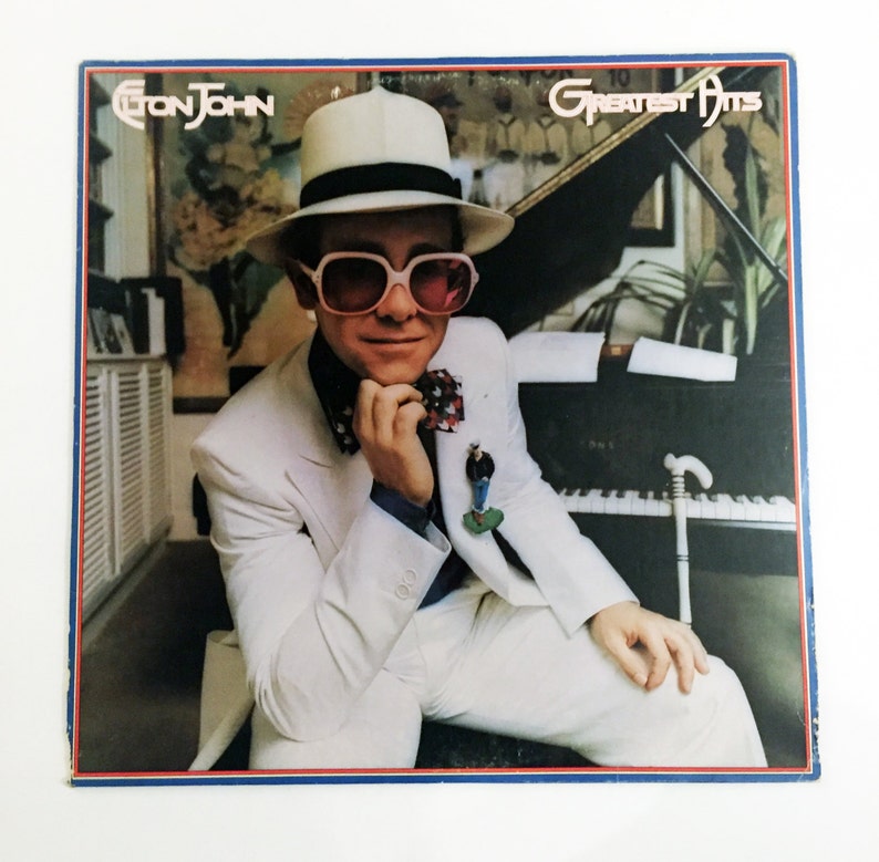 Vintage Elton John Greatest Hits LP Record Vinyl Album 1970s - Etsy