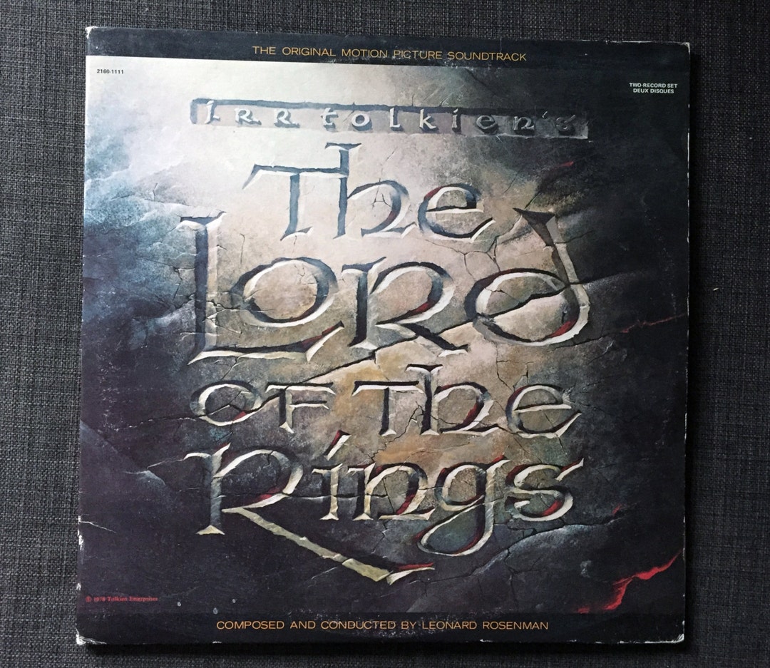 Vintage Lord of the Rings Original Movie Soundtrack 1978 Vinyl Record ...