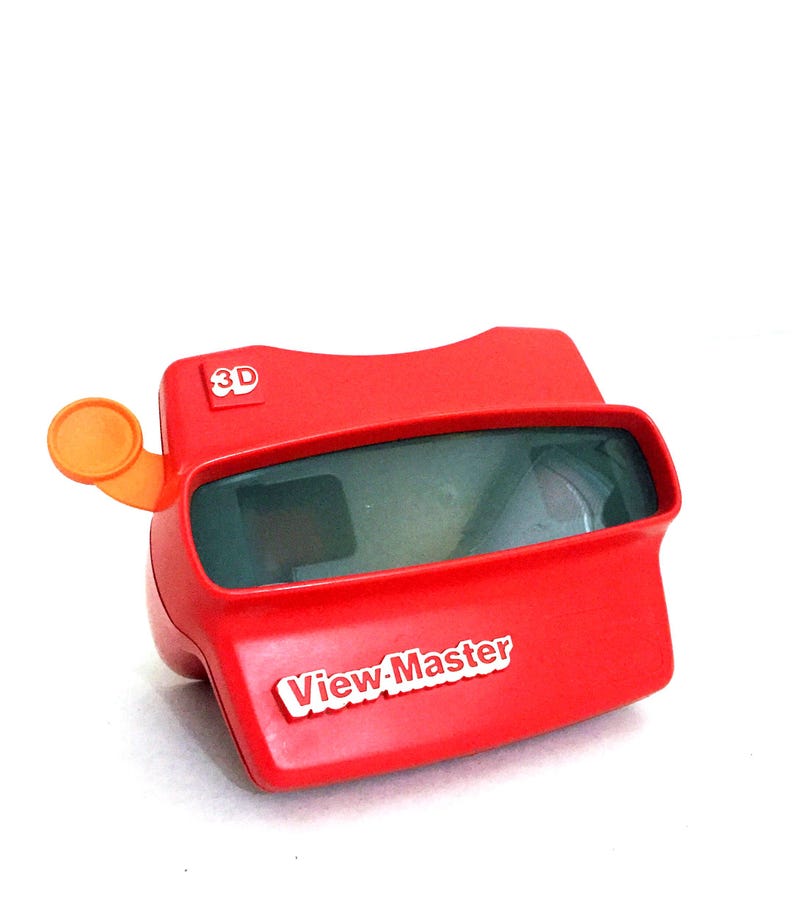Vintage 1980s View Master 3D Toy in Red Viewmaster View Master 90s Toys ...