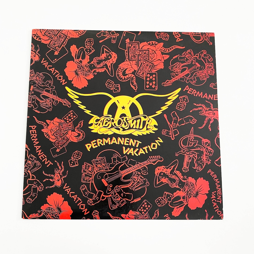 Vintage Aerosmith Permanent Vacation Vinyl LP Record Album 12" LP 1980s 80s Rock Steven Tyler - Etsy