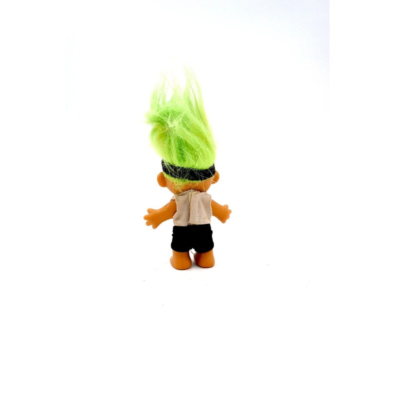 Vintage Russ Troll Gym Doll – 1990s Good Luck Troll With Neon Hair ...
