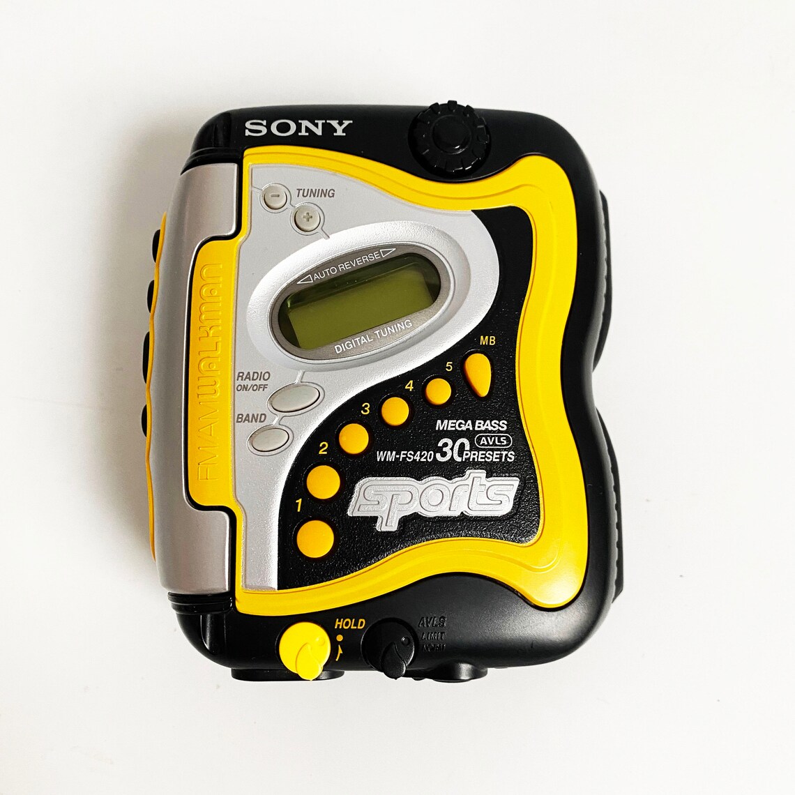 Vintage Sony Sports Walkman WM-FS420 Cassette Player Alarm - Etsy