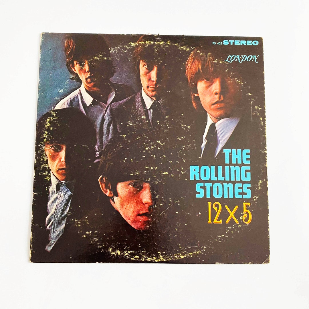 Vintage Rolling Stones 12X5 LP Record Album Vinyl Original 1964 1960s ...