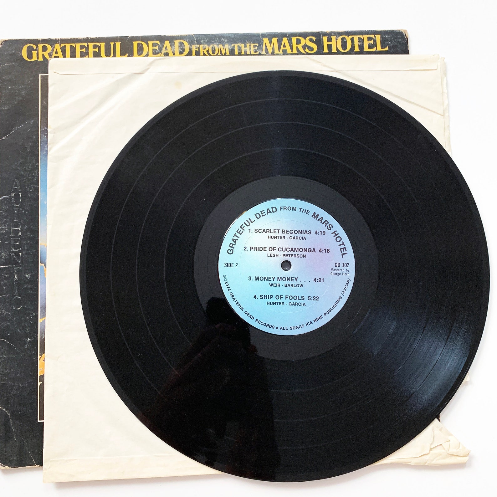 Vintage Grateful Dead From the Mars Hotel 1974 Album Vinyl LP Record ...