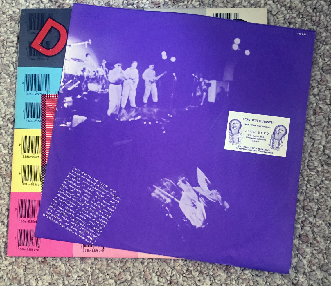 Vintage Devo Duty Now for the Future Vinyl LP Record Album - Etsy