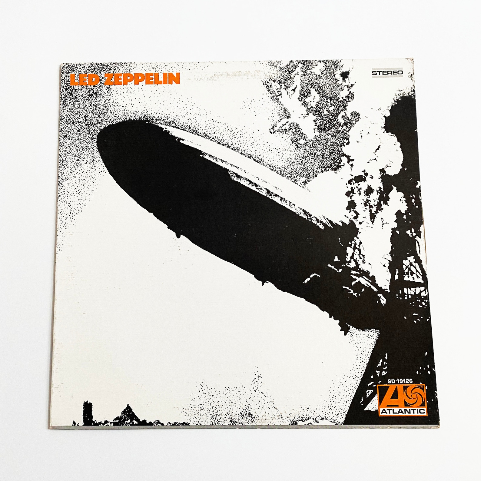 Vintage Led Zeppelin Self Titled LP Record Album Vinyl No Barcode 1969 ...
