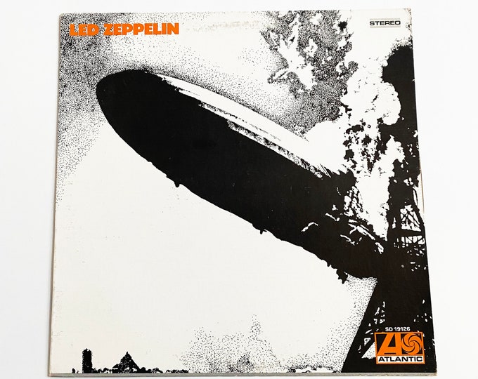 Vintage Led Zeppelin Self Titled LP Record Album Vinyl No | Etsy