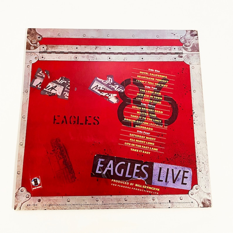 Vintage Eagles Live Double Album Vinyl LP Record 12 - Etsy