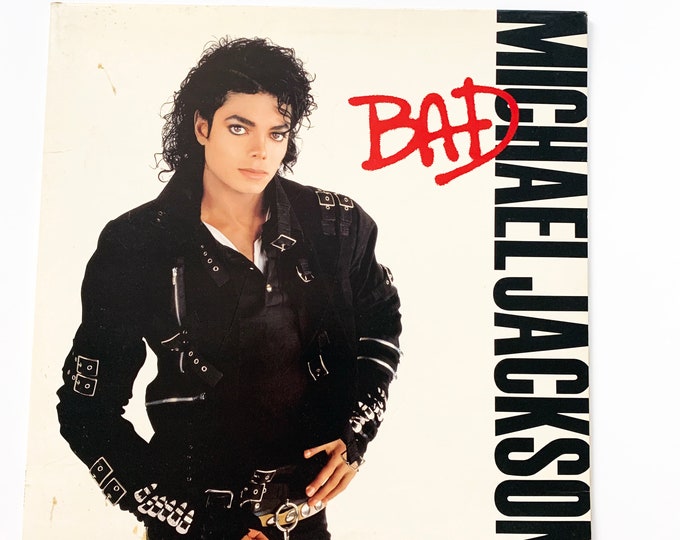 Vintage Michael Jackson Bad Album LP Record Vinyl 12 - Etsy