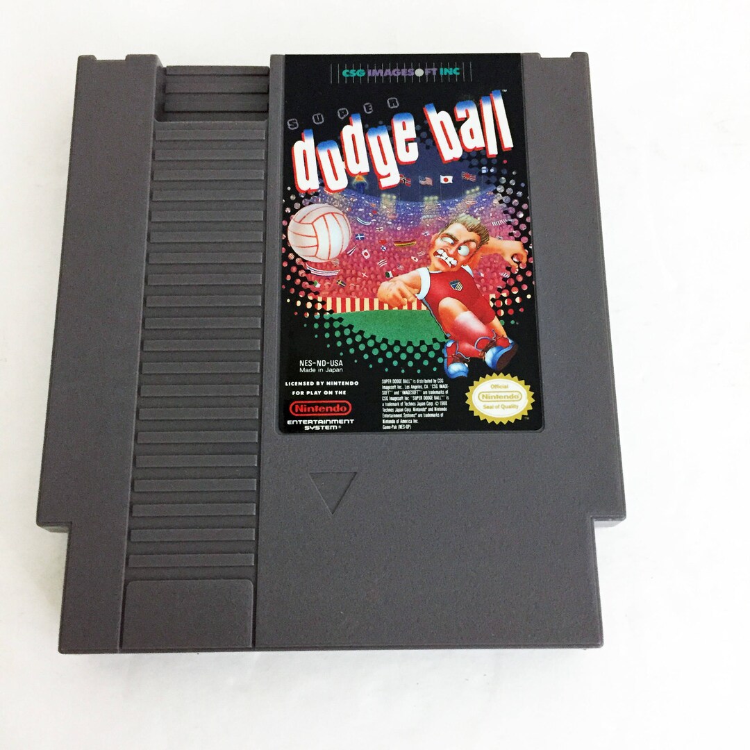 Vintage Nintendo NES Dodge Ball Video Game Original Excellent Sports - Etsy