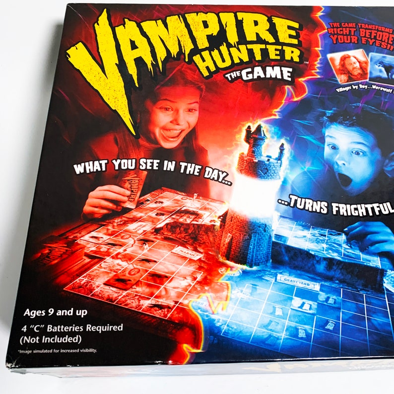 Vintage Vampire Hunter Board Game Complete Milton Bradley Toy | Etsy