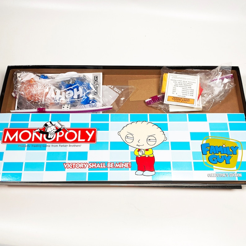 Family Guy Monopoly Board Game 100% Complete in Box Excellent - Etsy