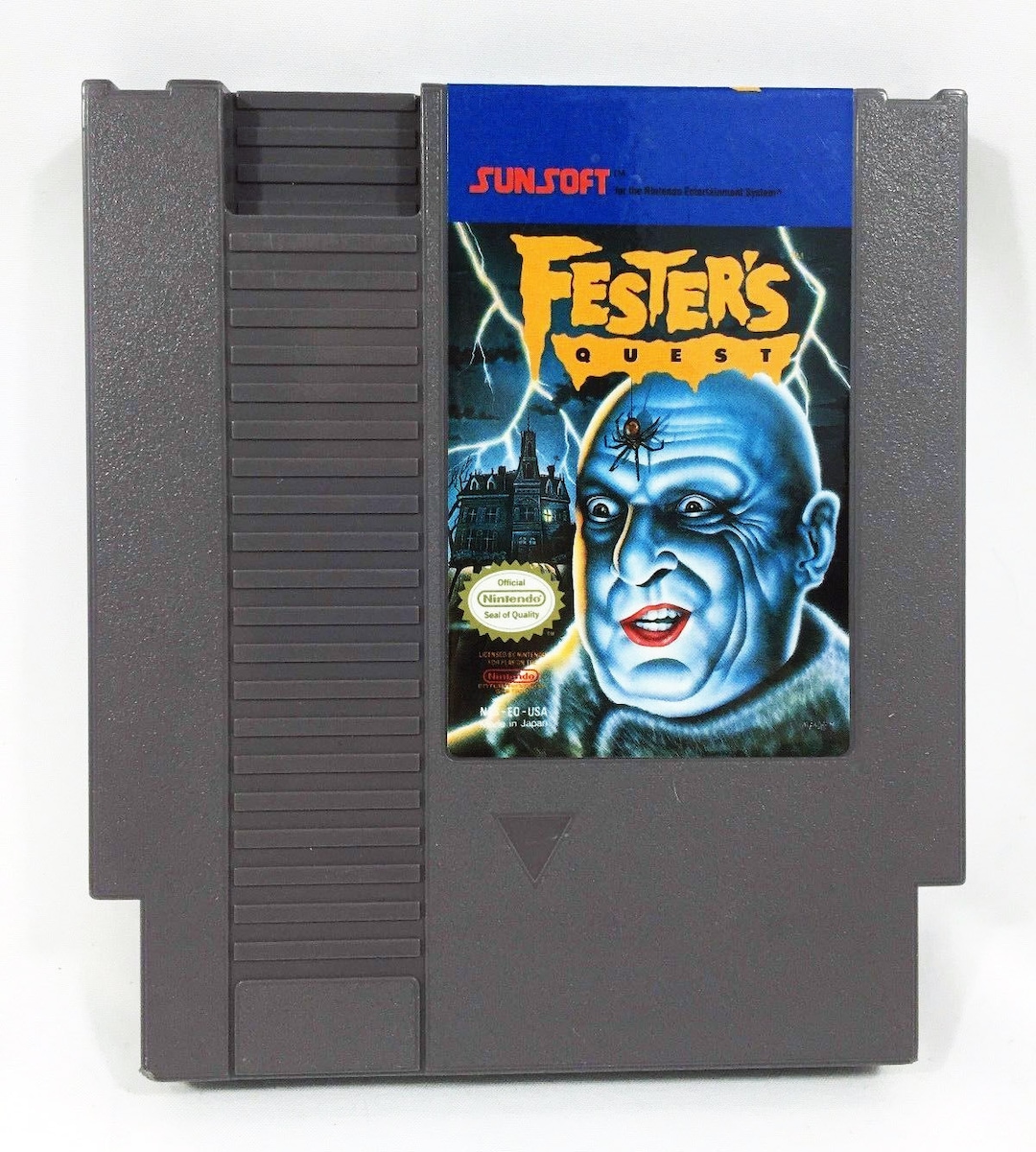 Vintage Nintendo NES Festers Quest Adams Family Video Game Original - Etsy