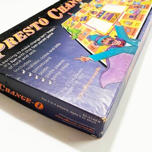 Vintage Presto Change O Board Game 100% Complete 1987 80s Magic ...