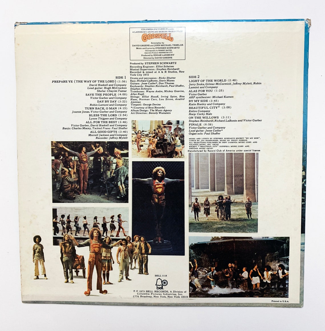 Vintage Godspell Musical the Original Cast Record Vinyl Album | Etsy